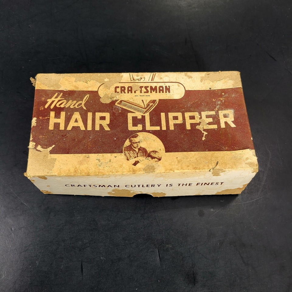 Vintage Sears Roebuck & Co. Craftsman Hand Hair Clippers Complete ...