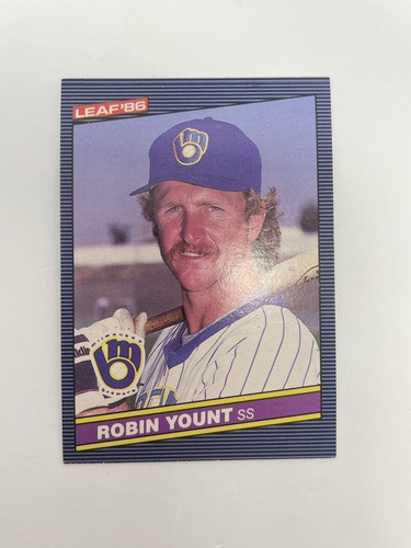 1986 Leaf - #31 Robin Yount Baseball Card | eBay