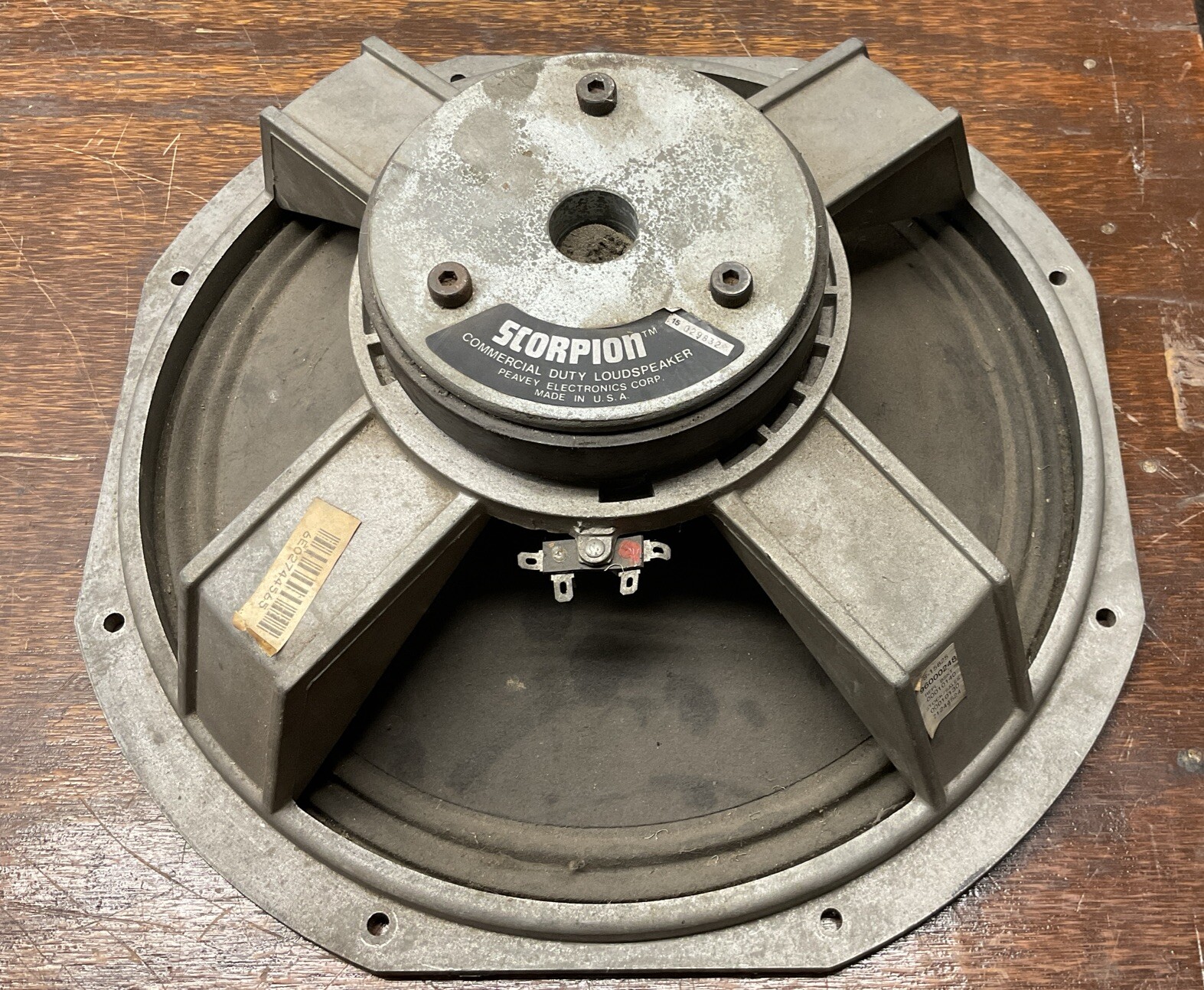 Peavey Scorpion S-15825 S15825 15” Speaker Woofer - DOA NEEDS RECONE ...