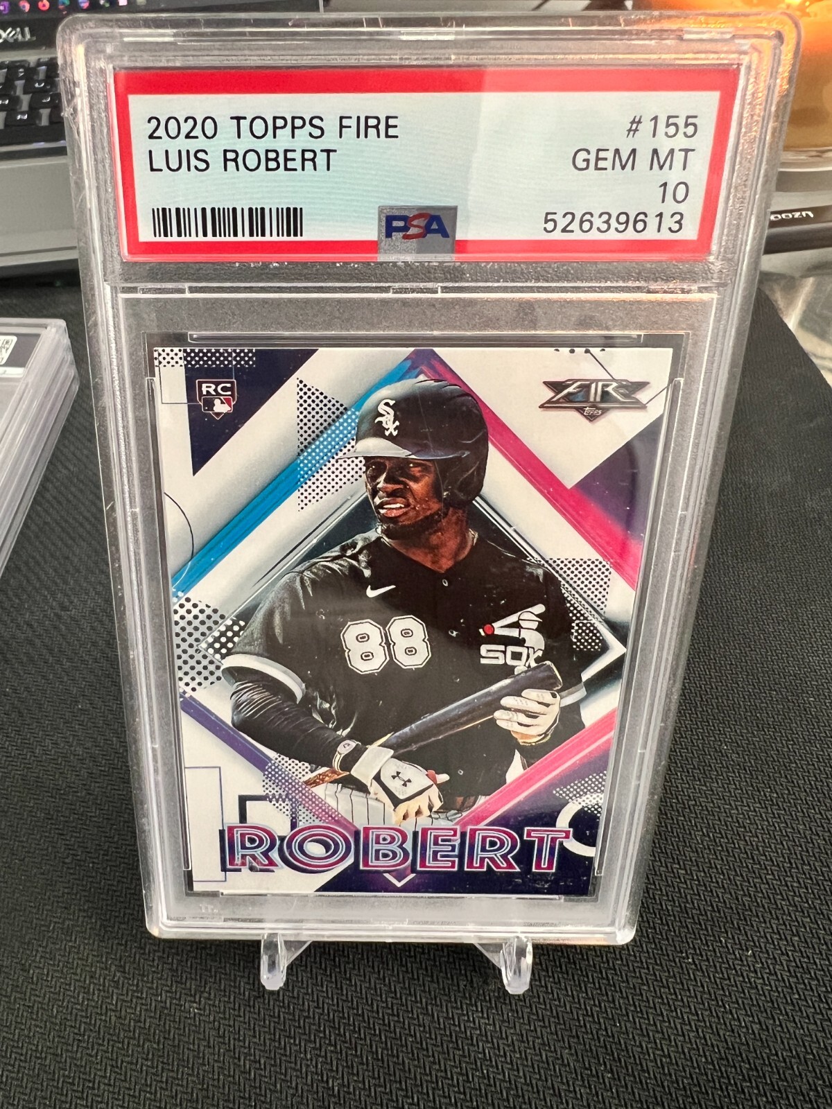Luis Robert 2020 Topps Fire Baseball #155 Rookie Card PSA 10 | eBay