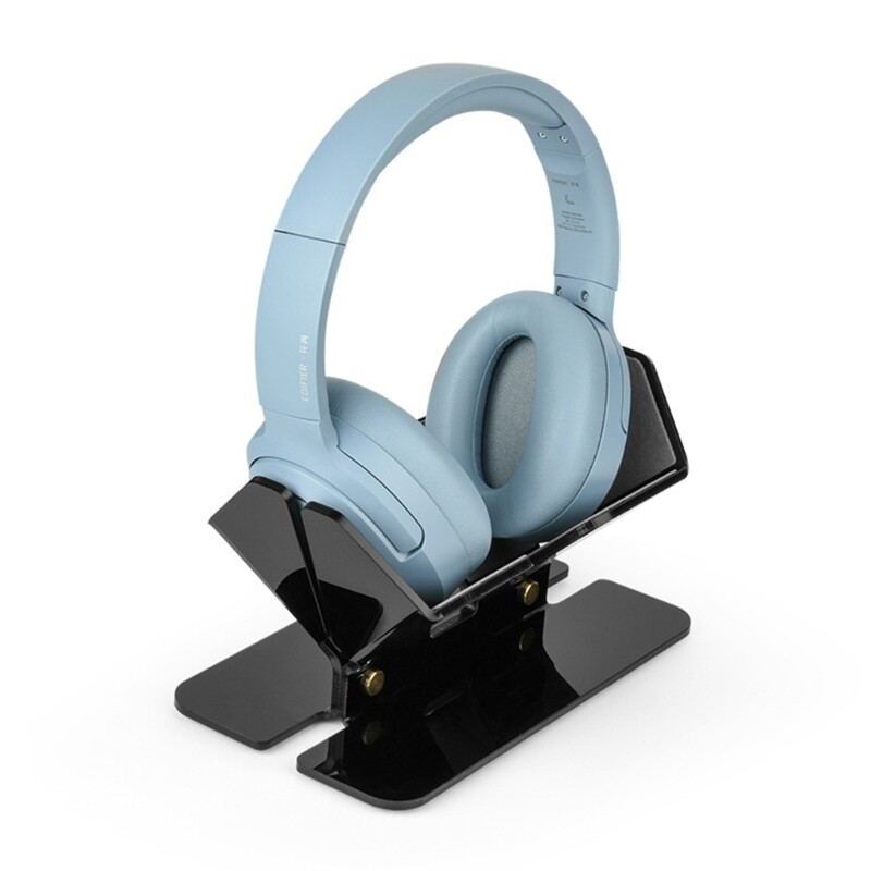 Sleek Headset Holder, Desktop Acrylic Stand Gaming Headset Storage Rack ...