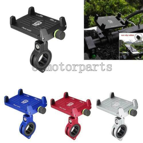 Aluminum Motorcycle Bike MTB ATV Handlebar GPS Cell Phone Holder Mount ...