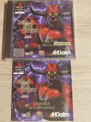 ADVANCED DUNGEONS DRAGONS IRON BLOOD SONY PS1 PLAYSTATION 1 SLIM PS2 ...