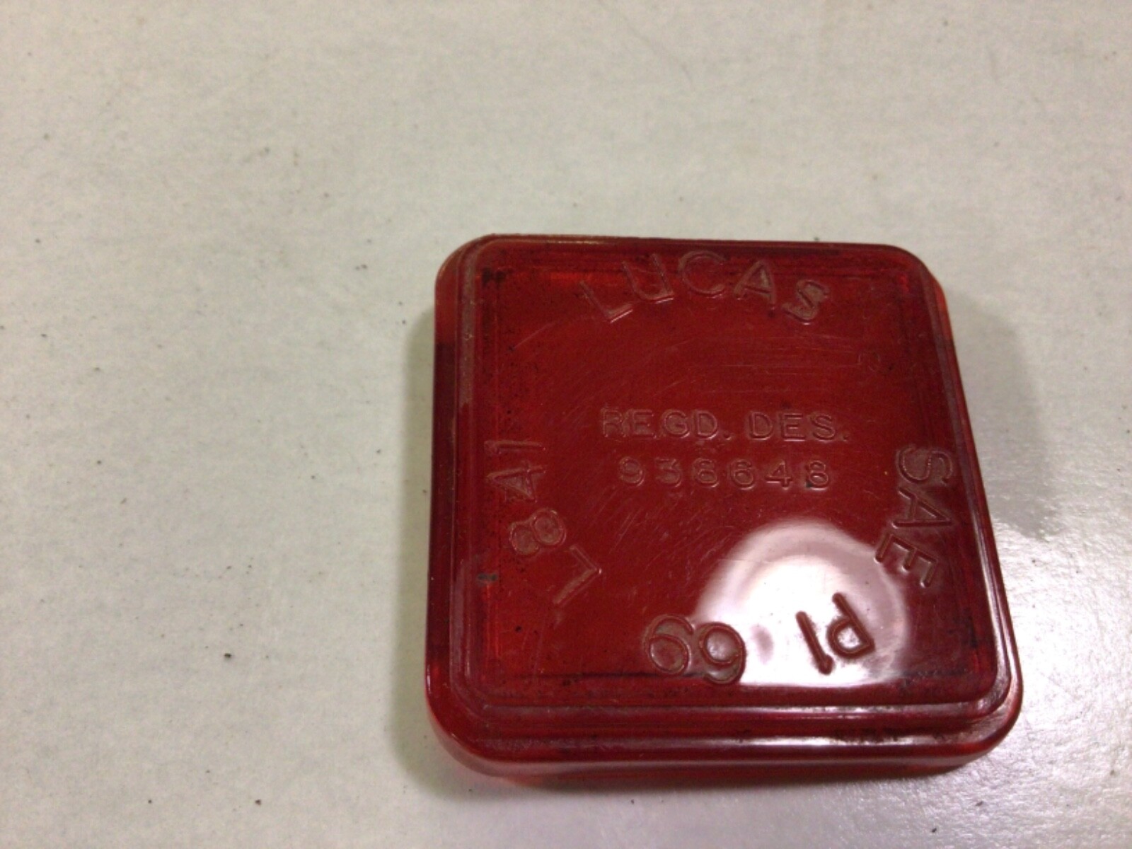 71 80 Triumph Spitfire Red Side Marker Light Reflector Lucas L841 ...