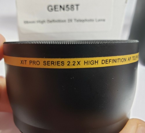 XIT Pro Series 2.2x High Definition AF Telephoto Conversion Len 58mm ...