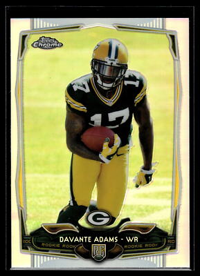 Davante Adams 2014 Topps Chrome Refractor Rookie Card #114 | eBay