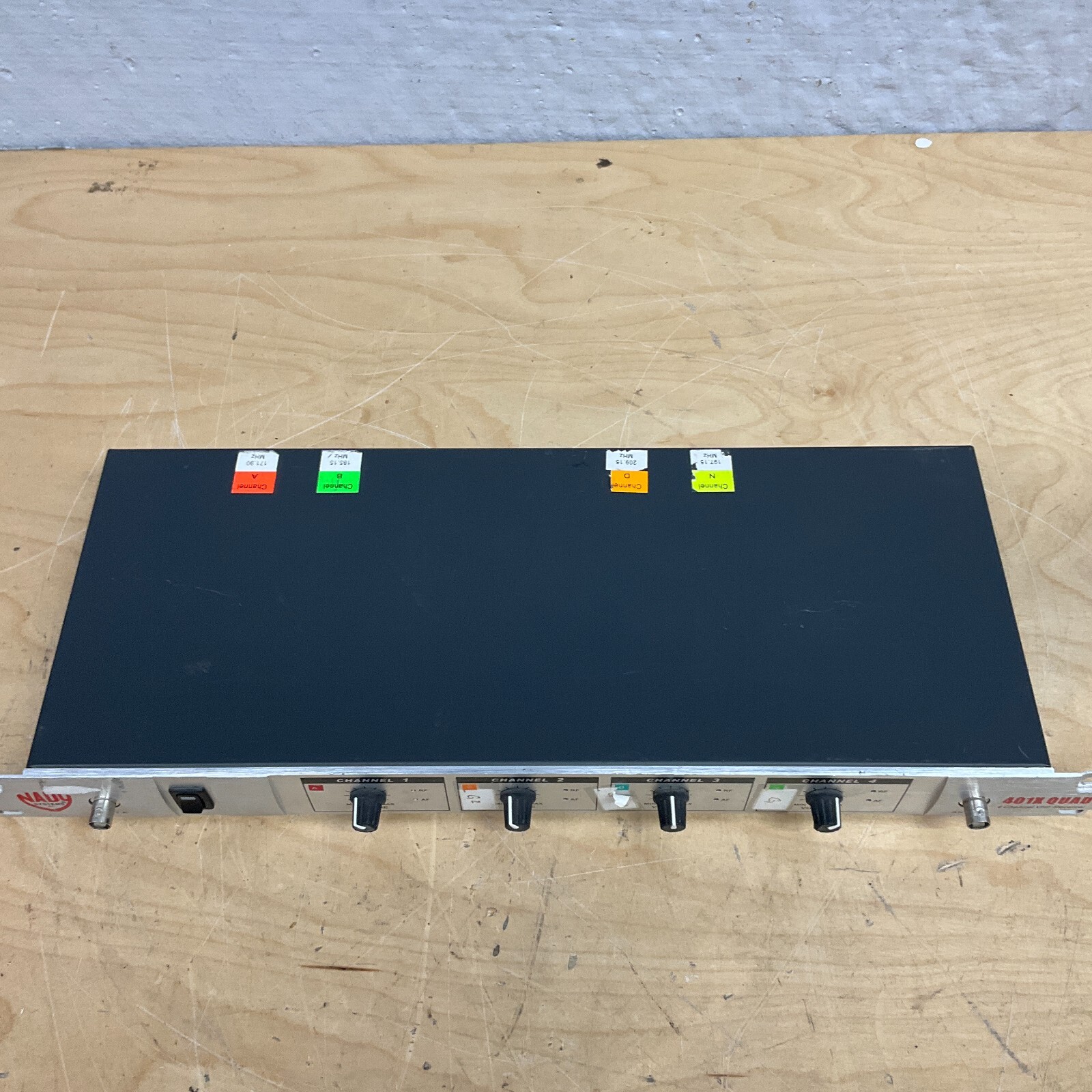 Nady 401X Quad 4 Channel VHF Wireless Receiver Tested UNIT ONLY | eBay