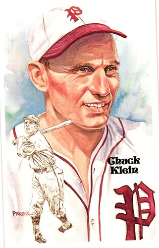Chuck Klein 1981 Perez-Steele Baseball Hall of Fame Limited Edition ...