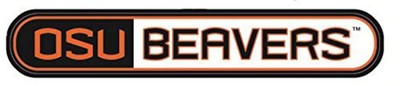 9 Inch OSU Beavers Text Logo Decal Oregon State University Removable ...