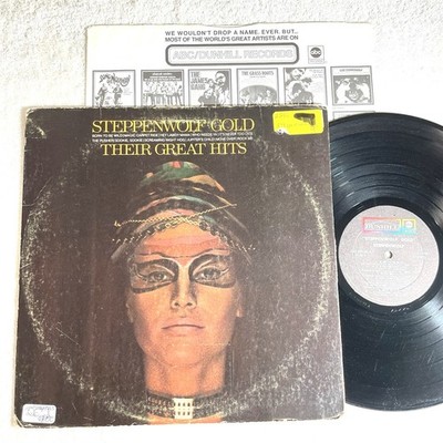 Steppenwolf "Gold-Their Great Hits" 1972 Rock LP, VG+, ABC-Dunhill #DSX ...