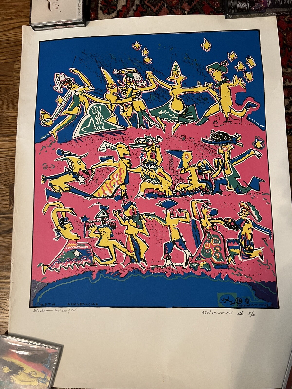 Chilean Artist Robert Matta Printer's Proof Poster of Demo Gracias | eBay