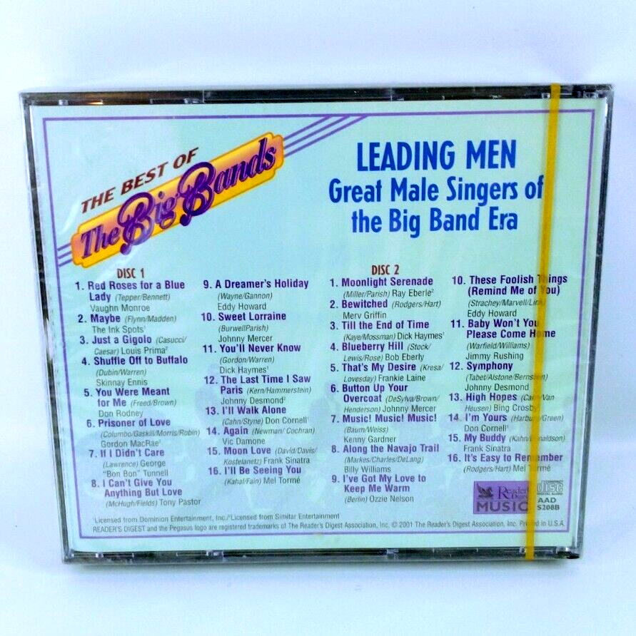 Best of Big Bands Leading Men Great Male Singers Big Band Era (2 CDs ...