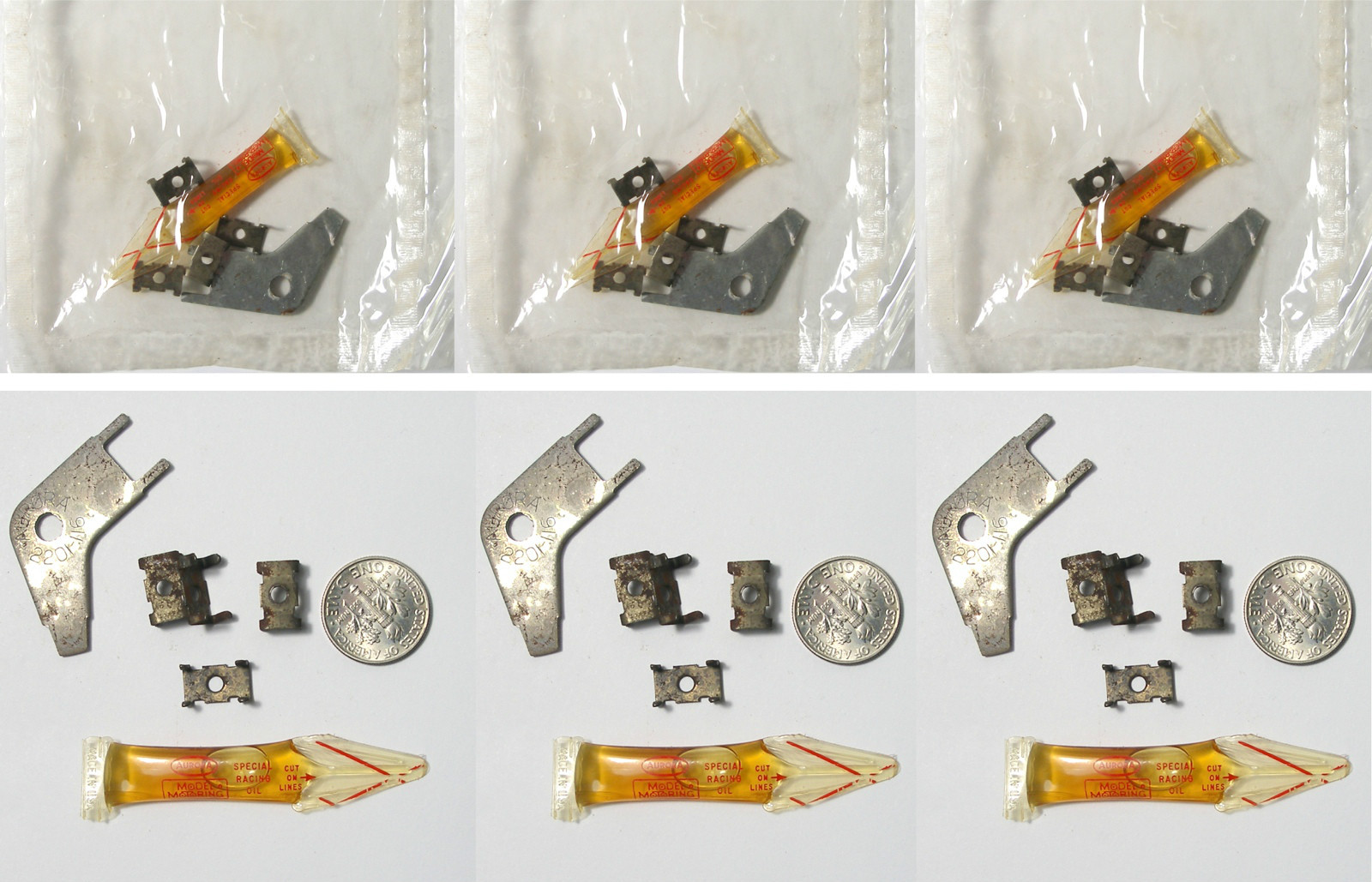 18pc Vintage Aurora AFX G+ Slot Car Special RACING OIL TRACK REPAIR ...