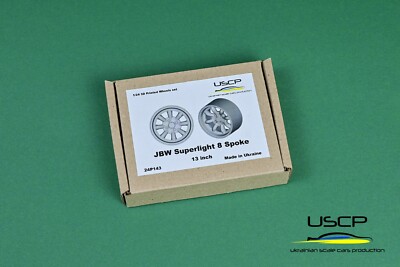 1/24 USCP 24P143 JBW SUPERLIGHT 8 Spoke 13'' rims (3D Printed) | eBay