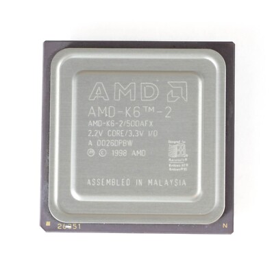 Socket 7 CPU - AMD K6-2 500MHz - AMD-K6-2/500AFX - TESTED | eBay