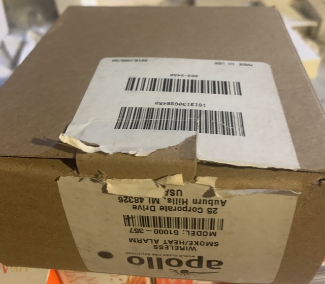 Apollo 51000-357 Wireless Smoke and Heat Detector for sale online | eBay