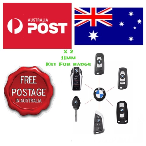 2x 11mm For BMW Remote Key Replacement Decal Fob Logo Badge Emblem ...