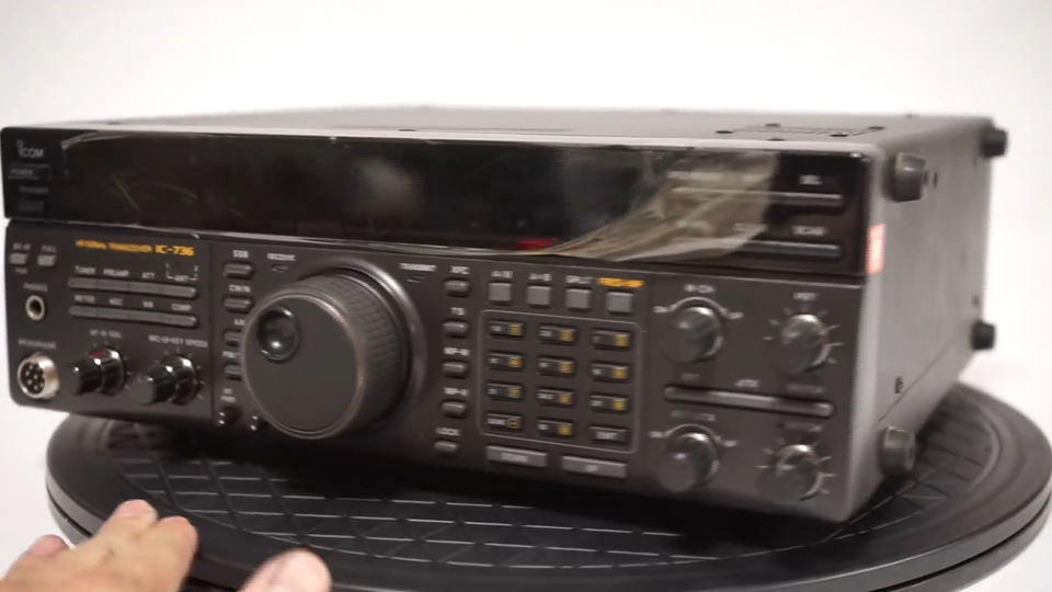 ICOM IC-736 HF 50MHz 100W Transceiver Tested Working Ham Radio | eBay