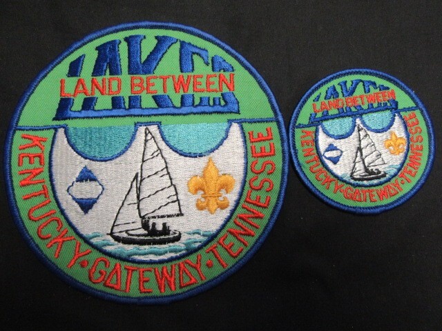 Land Between the Lakes BSA High Adventure Base Patches, Yellow Fleur-de ...