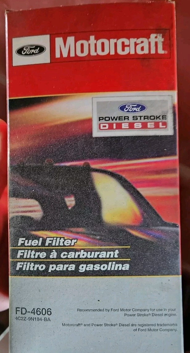 MOTORCRAFT FD-4606 - Cross reference fuel filters