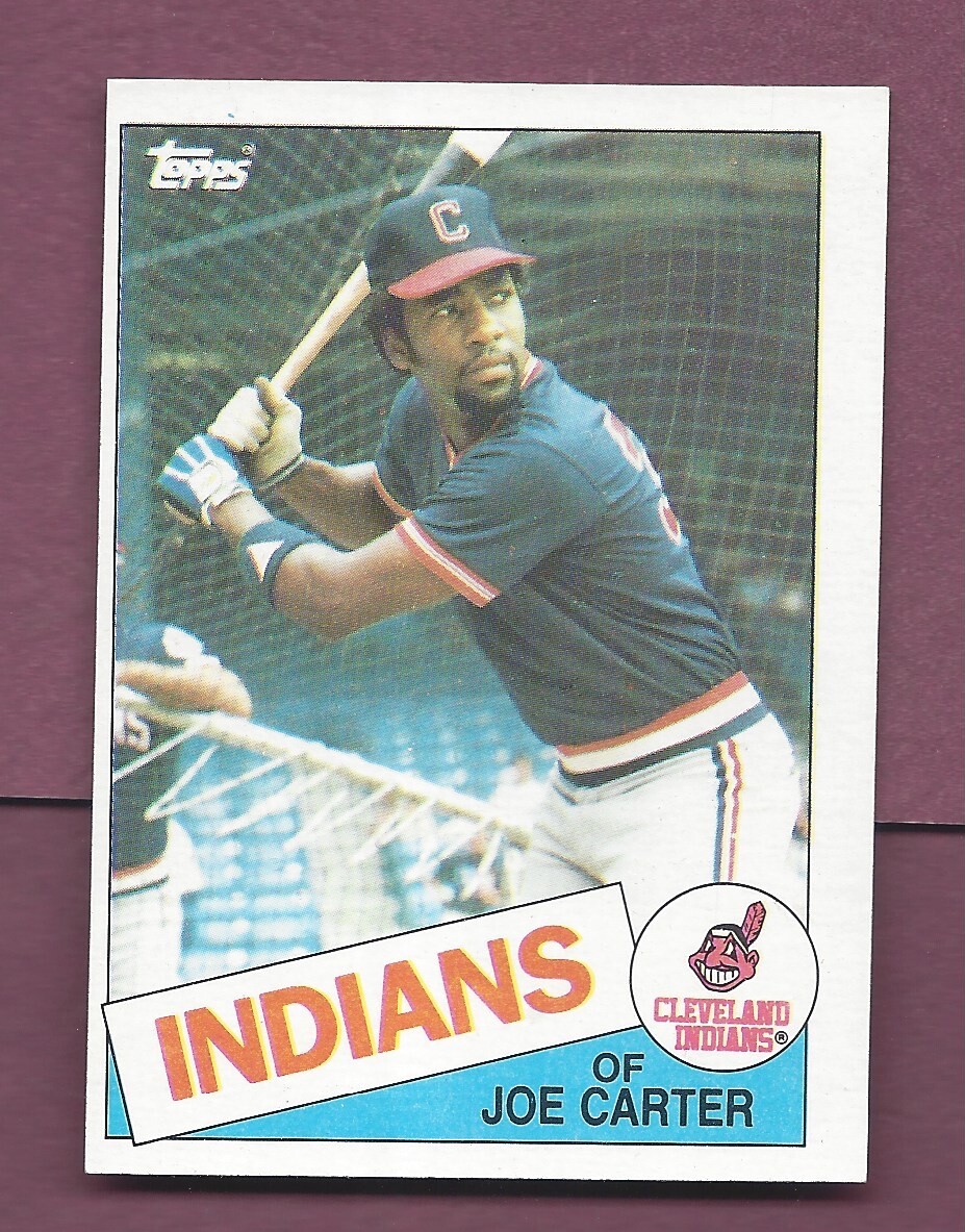 RAZOR SHARP PACK FRESH 1985 TOPPS #694 JOE CARTER ROOKIE .99SHIP N623 ...