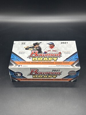2021 BOWMAN DRAFT BASEBALL JUMBO HOBBY BOX FACTORY SEALED 3 Autos | eBay