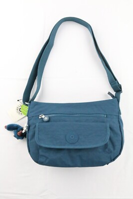 Kipling SYRO Crossbody Shoulder Bag, Night Teal Tonal HB7478 + Monkey ...