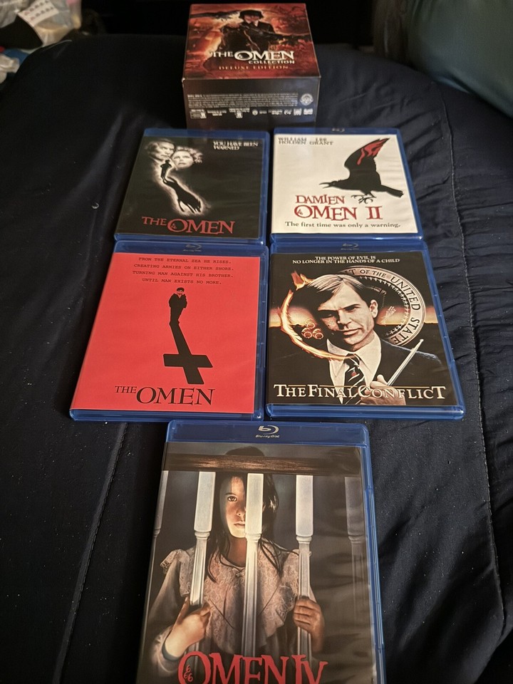 The Omen Collection (Deluxe Edition) (Blu-ray) Scream Factory ...