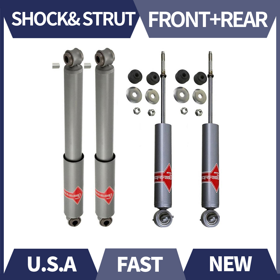 KYB Heavy Duty Upgrade SHOCKS For TOYOTA PICKUP 1977 1978 1979 1980 ...