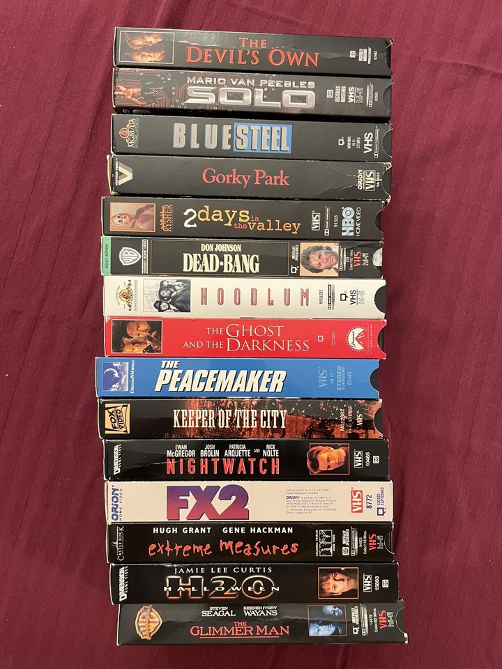 34 vhs movie video lot used (C) | eBay