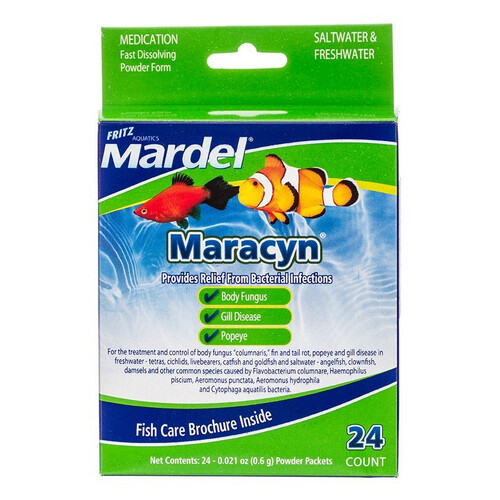 Maracyn Bacterial Treatment Powder for Freshwater and S | eBay