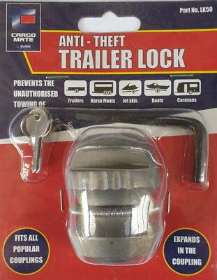 Anti-Theft Trailer Coupling Lock Theft Prevention 50mm | eBay Australia