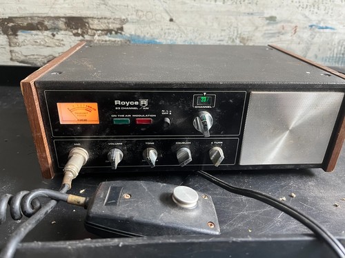 Royce Model I-620 23-Channel CB Radio Base Station Partially Tested | eBay