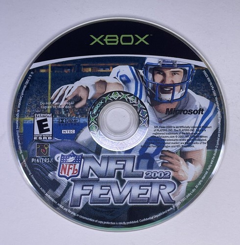 NFL Fever 2002 (Microsoft Xbox, 2001) Disc Only - Tested 659556745202| eBay