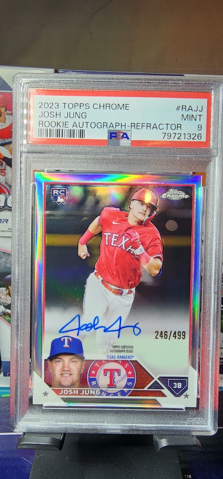 2023 Topps Chrome - Rookie Autographs Refractor #RA-JJ Josh Jung /499 ...