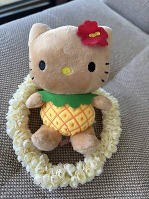 New! Hello Kitty Hawaii Plush Pineapple Hawaii Limited Edition Plush 6 ...