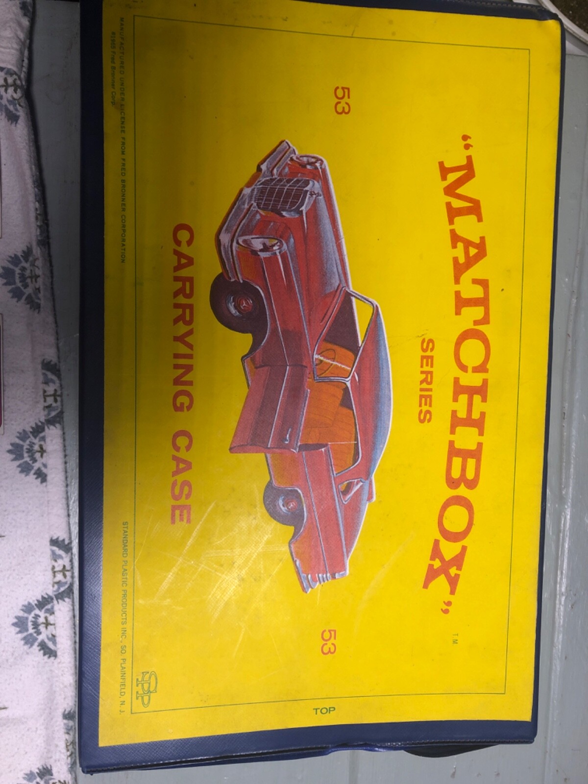 Vintage 1965 "Matchbox" Series Carrying Case filled with all old match ...