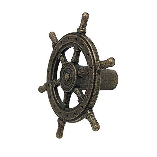 Geentie 6pcs Ship Helm Cabinet Knob for Drawer Cupboard Furniture Door ...