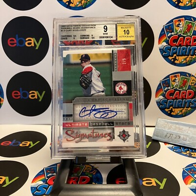 2005 Upper Deck Ultimate Collection Curt Schilling 2/5 Auto Boston Red ...