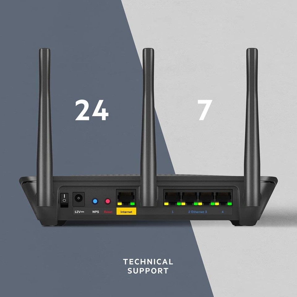 Linksys EA7500-4B Max-Stream WiFi 5 Router: AC1900, Dual-Band Wireless ...