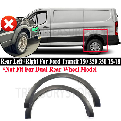 Rear Left Right Fender Flare Molding Trim For Ford Transit 150 250 350 ...