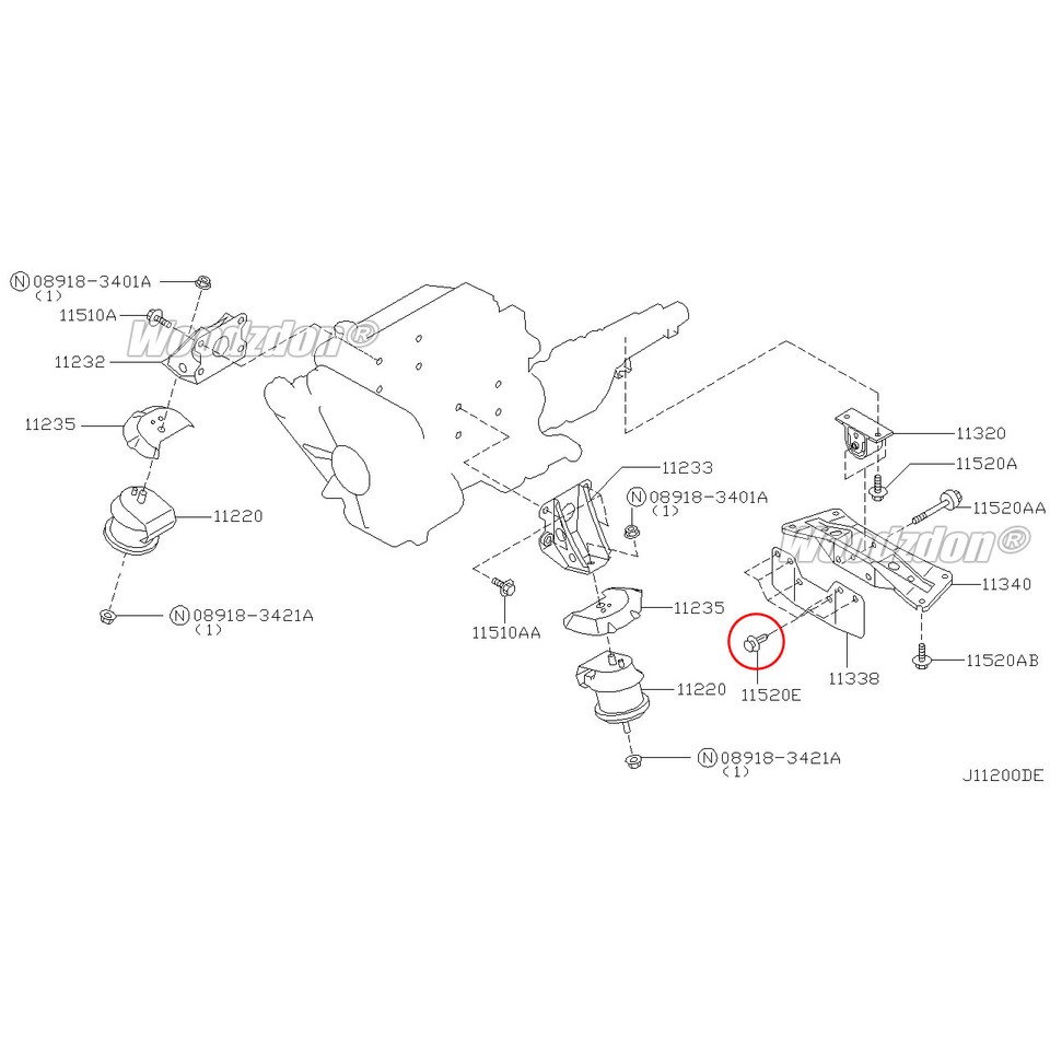 100pcs Front Bumper & Radiator Support Retainer Clips Fit for Nissan ...