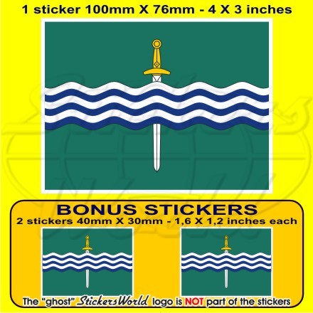 PETERBOROUGH Drapeau Ontario CANADA Canadien Sticker Autocollant 100mm ...