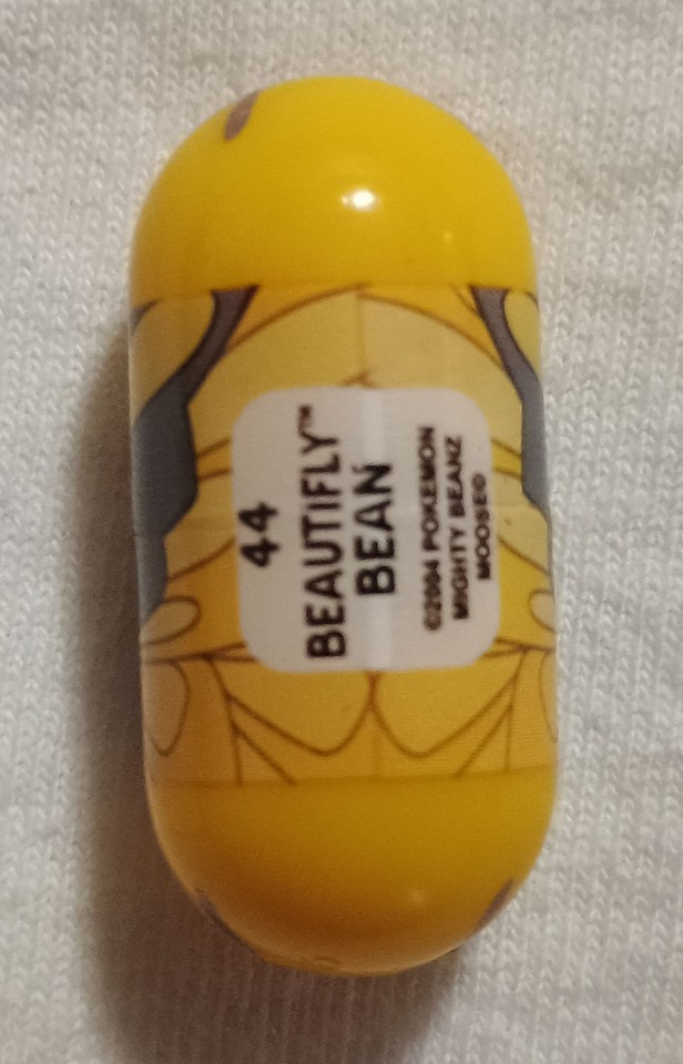 VINTAGE RETIRED SPIN MASTER 2004 POKEMON MIGHTY BEANZ NUMBER 44 ...