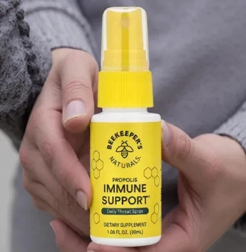 Beekeeper's Naturals - Propolis Immune Support, Daily Throat Spray 30ml ...