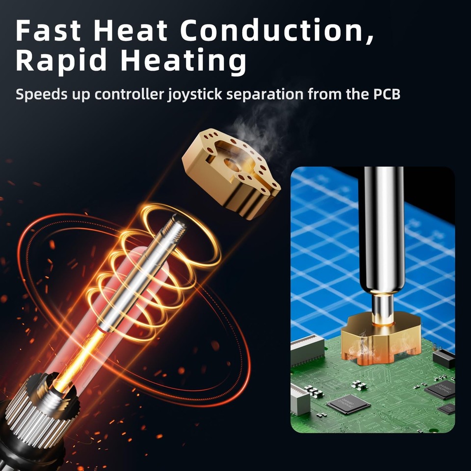 Joystick Soldering Iron Tip with Adapter for P5, P4, Xbox Series X/S ...