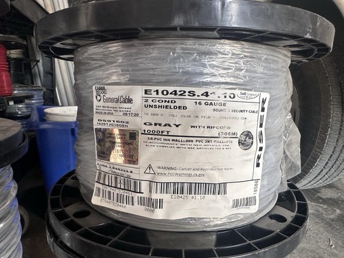 Carol E1042s.41.10 16 Awg 2 Conductor Stranded Multi-Conductor Cable - X2 Reels 79407830466| eBay