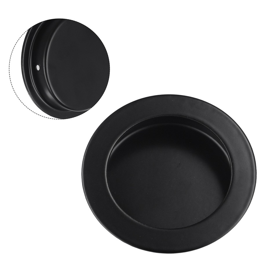 Black Door Handle Heavy Use Perfect Size And Compatibility Rust-proof ...