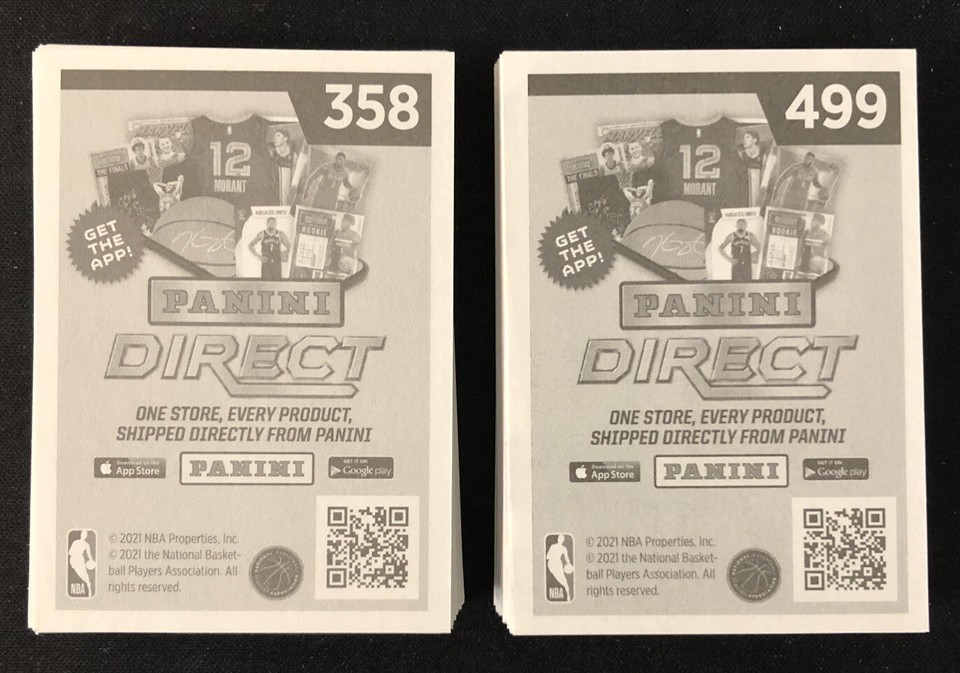 2021-22 Panini NBA Sticker & Card Collection Stickers (#250+) Singles ...