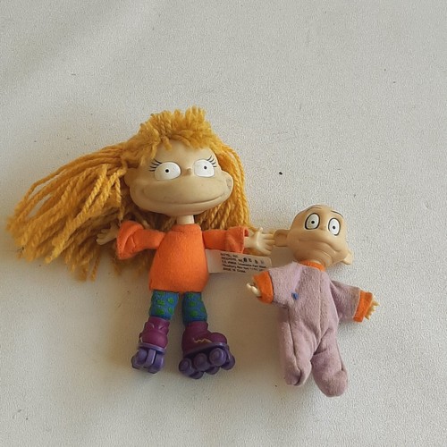 Rugrats 1997 Angelica Doll & Dill Dickles Toy Figure Mattel Arcotoys ...